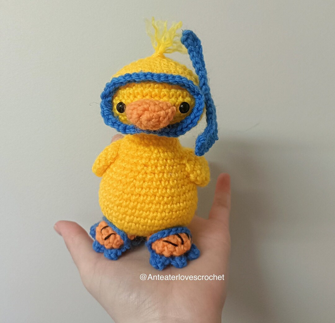Diver Duck Crochet Pattern - Etsy