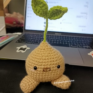 Sprout Mole OMORI Crochet Pattern - Etsy