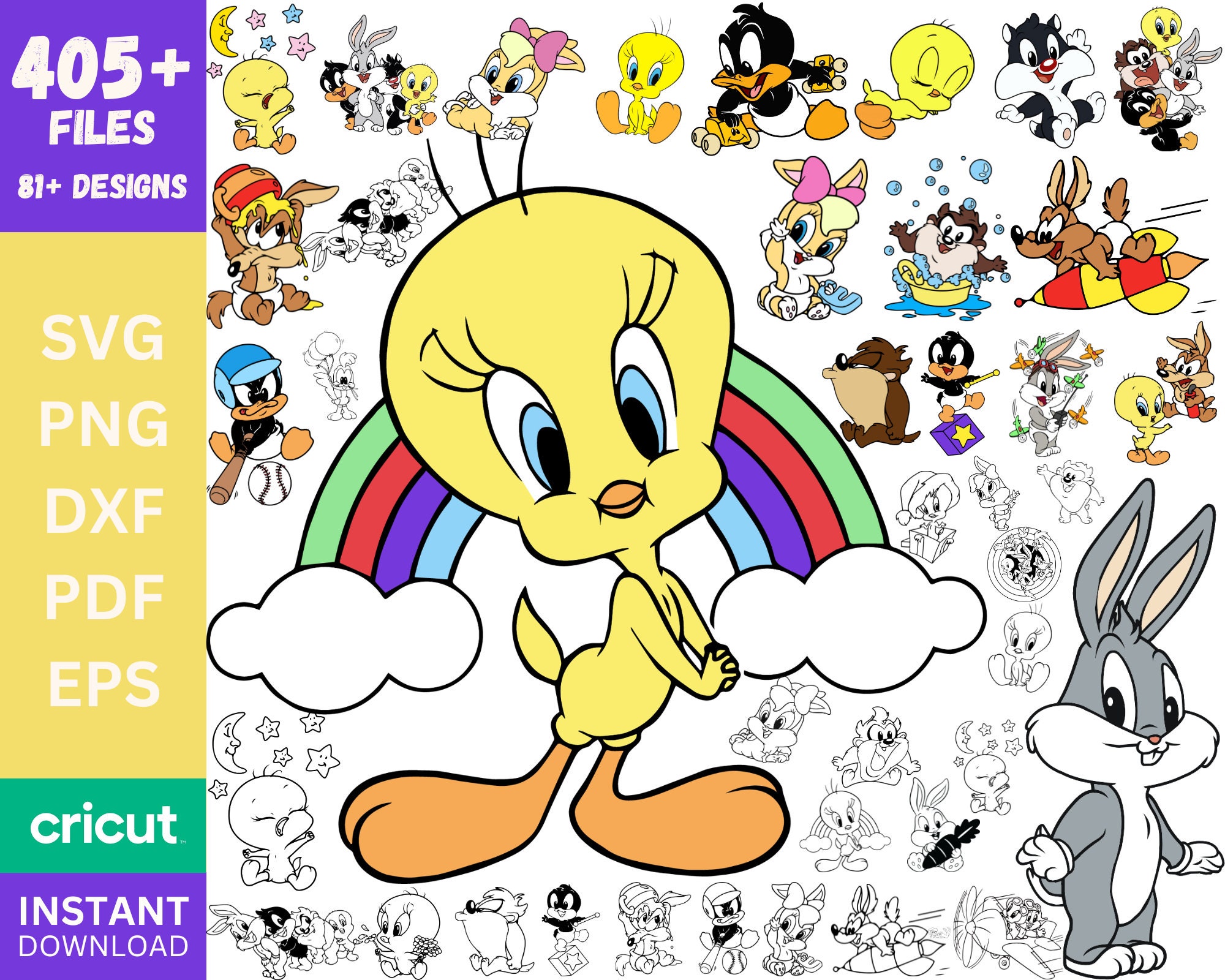 Baby Tweety Bird Face