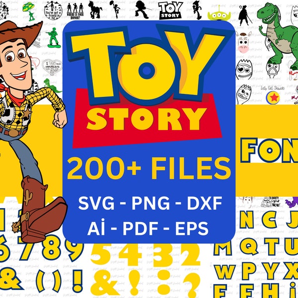 Toy Story Svg Numbers - Etsy