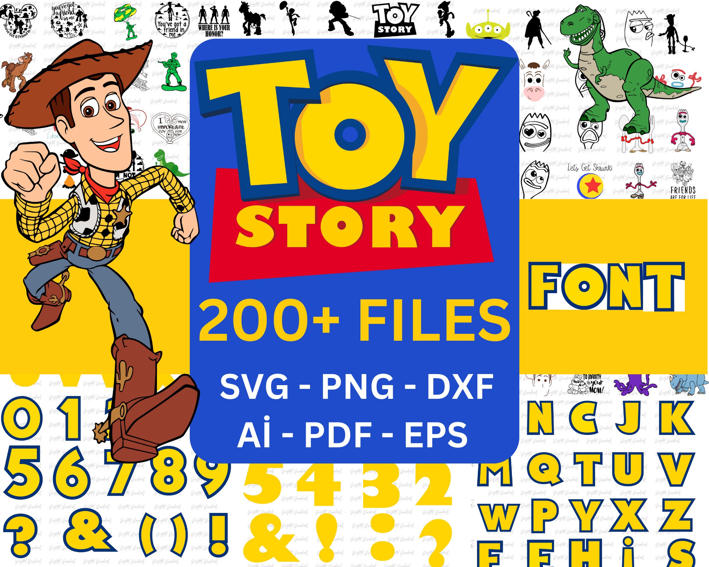 Letras de Toy Story para editar - Imagui