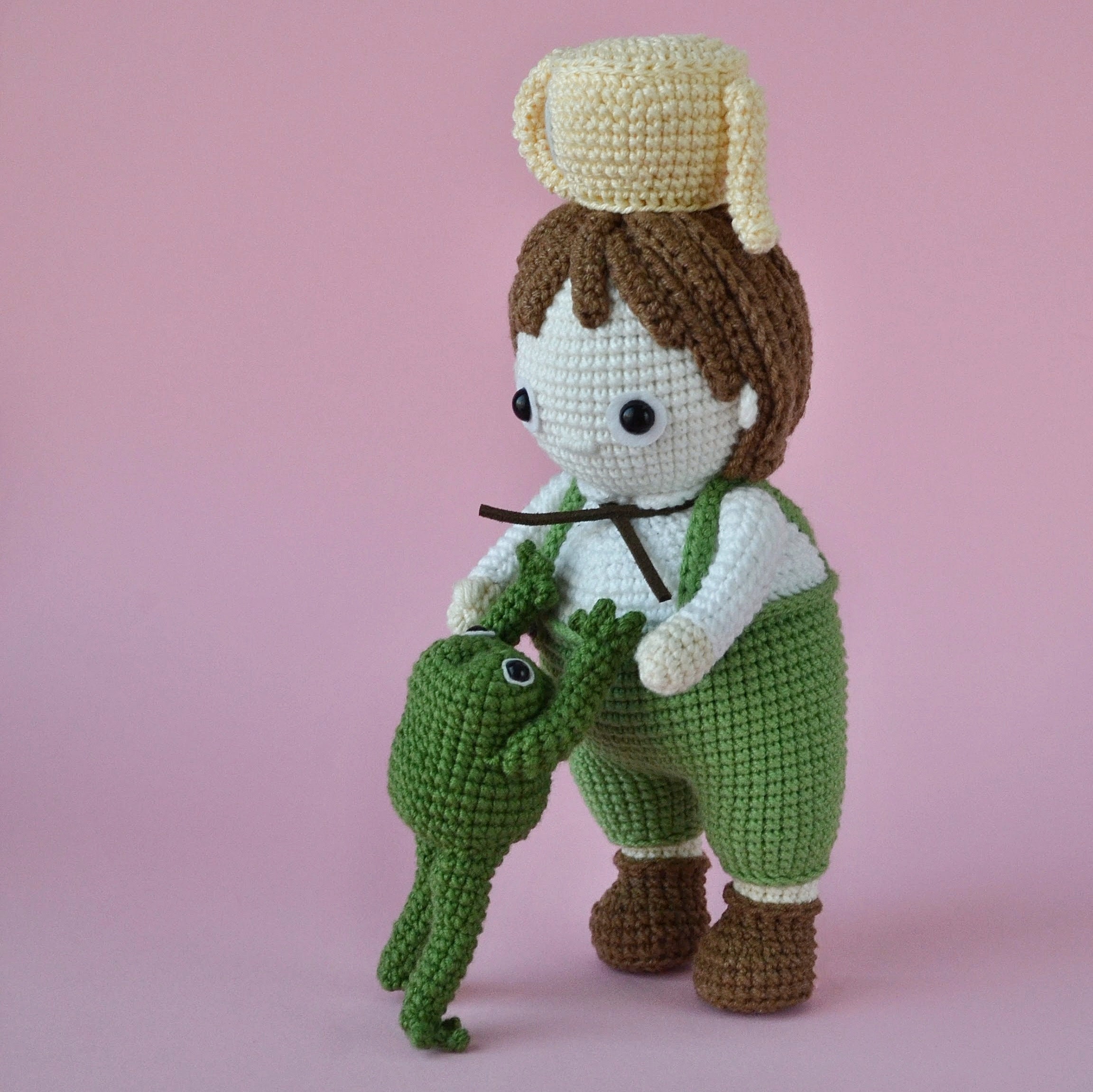 Wirt Greg and Frog Finished Crochet Dolls - Etsy