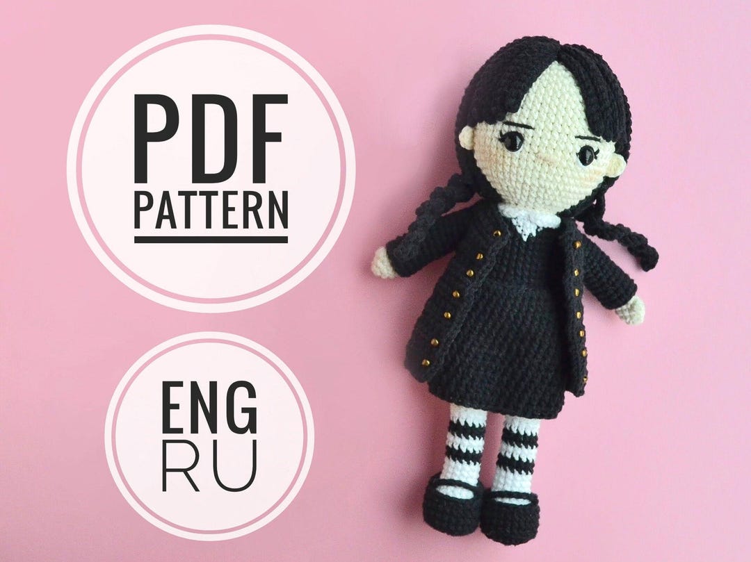 Pattern Wednesday. PDF Pattern Doll, Crochet Pattern Wednesday ...