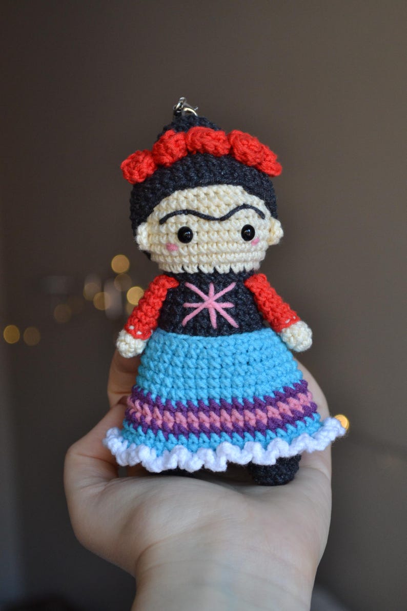 Frida Kahlo Crochet Pattern, Pdf-pattern Doll, Crochet Easy Pattern ...