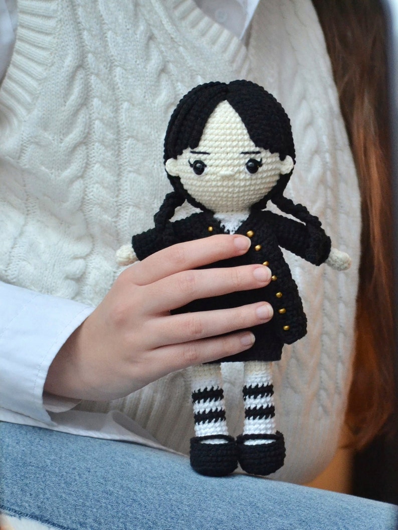 Pattern Wednesday. Pdf-pattern Doll Crochet Pattern Wednesday - Etsy