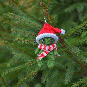 Pattern Grinch, Pdf-pattern Crochet Doll, Christmas Tree Ornament ...
