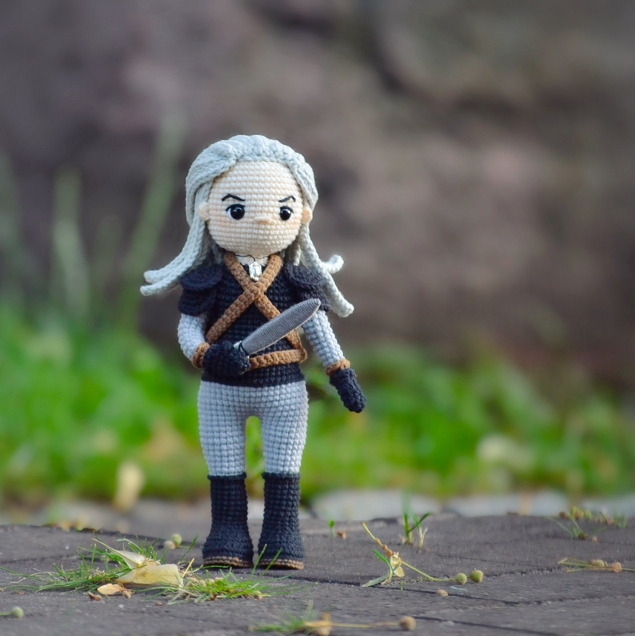 The Witcher Crochet Pattern – Geralt Amigurumi Doll PDF, Fantasy ...