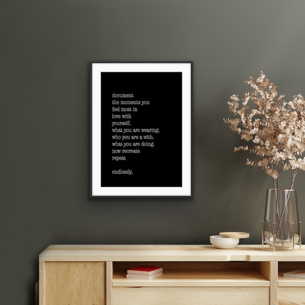Motto Poster - Etsy
