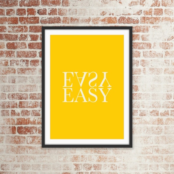 Yellow Typography - Etsy