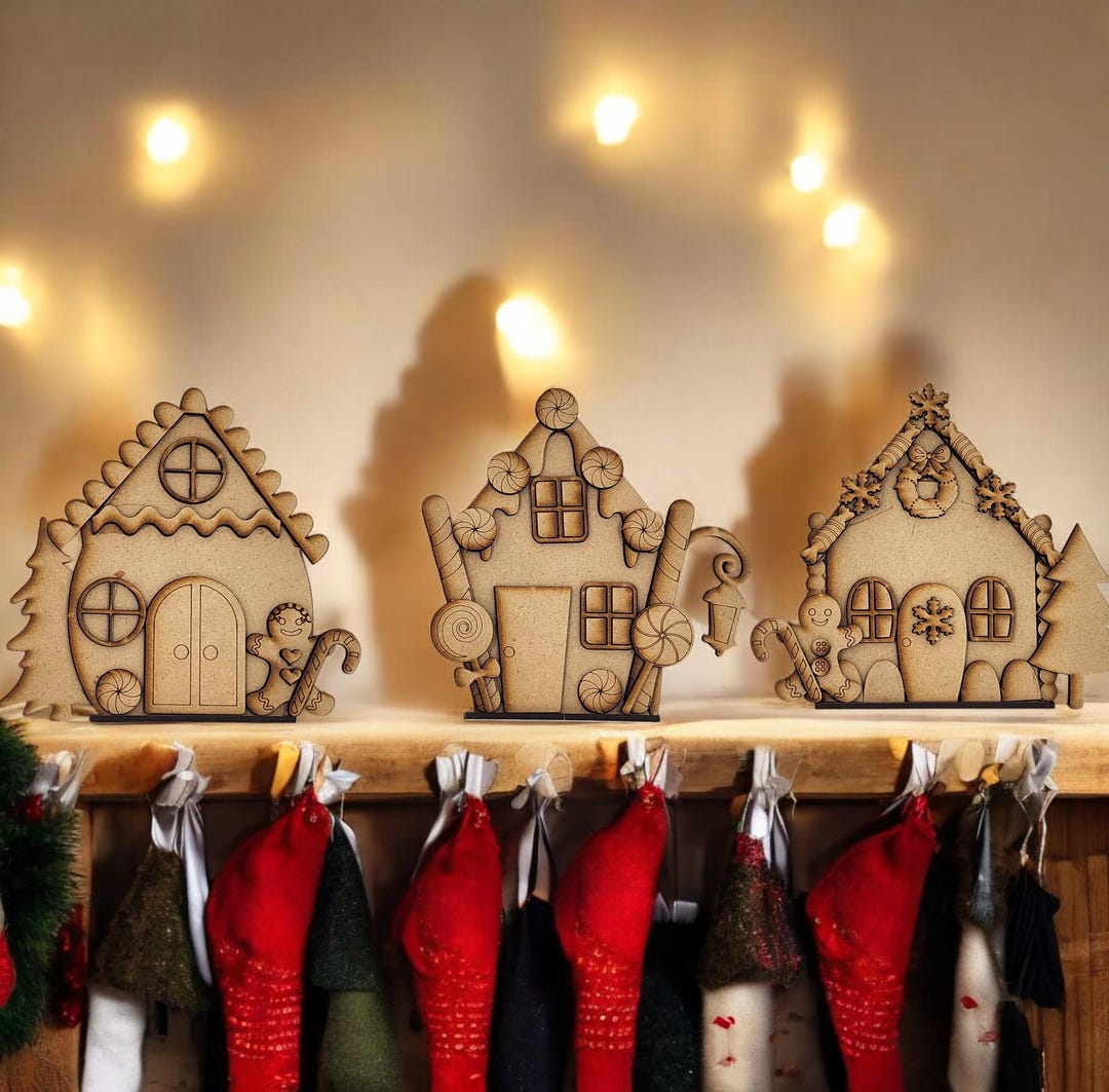 Build Your Own Gingerbread Village Shelf Setter - Etsy