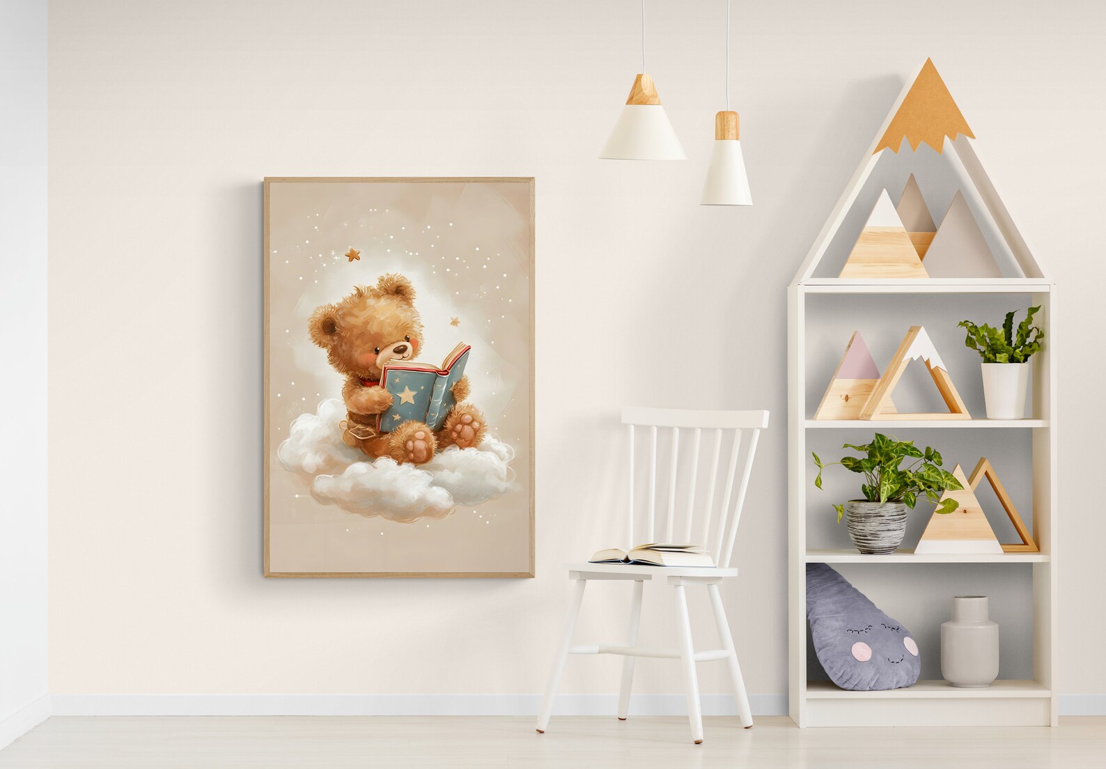 Teddy Bear Nursery Print, Teddy Bear Decor, Bear Nursery Decor, Bear ...