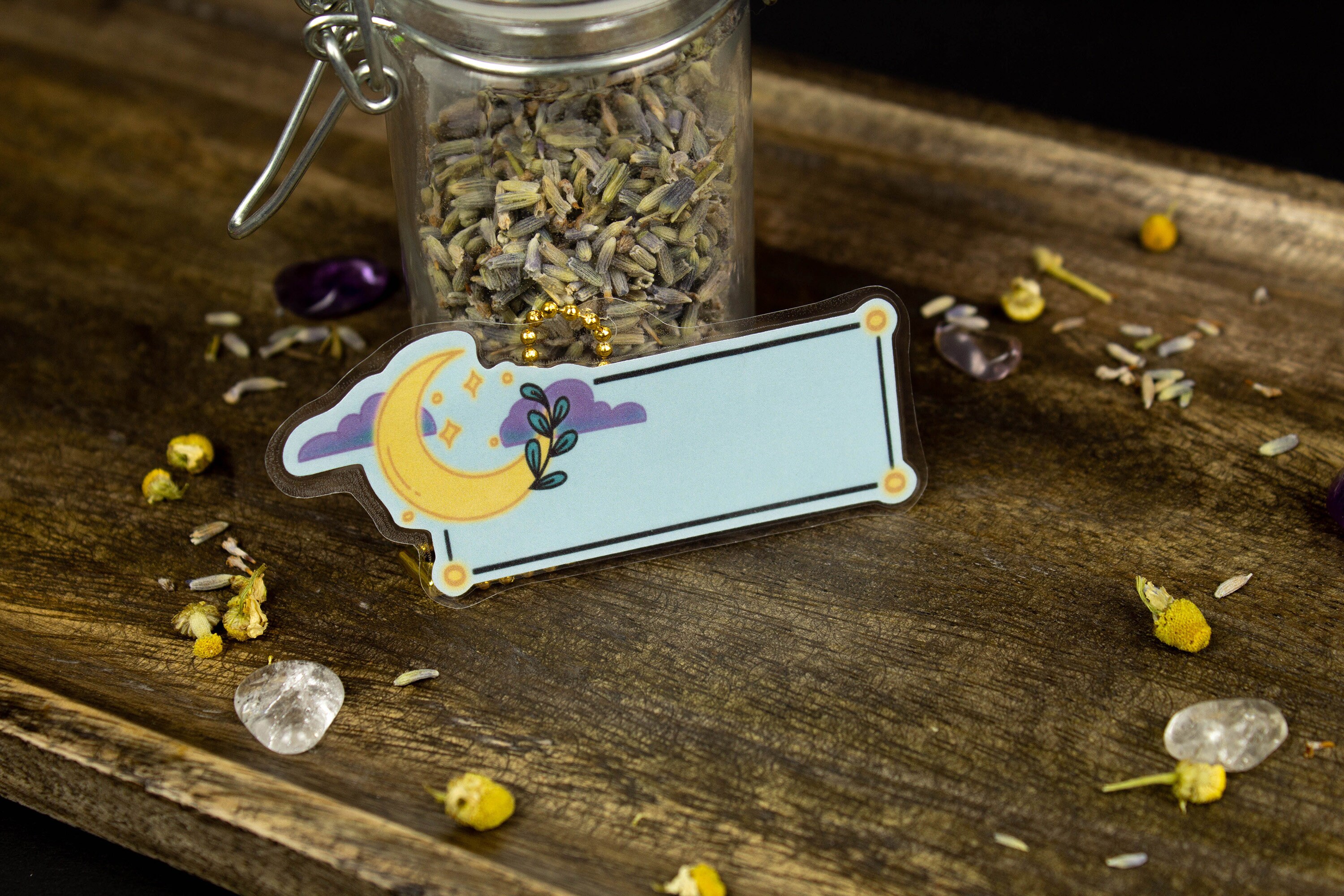 Tarot Tag Moon Gift Tag Moon Tarot Sign Suitcase Tag Moon - Etsy