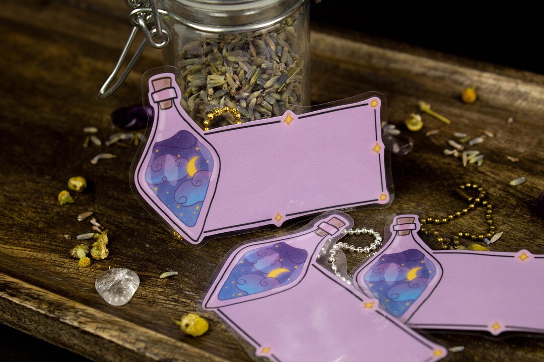 Tarot Tag Potion, Gift Tag Potion, Tarot Sign, Suitcase Tag Potion ...