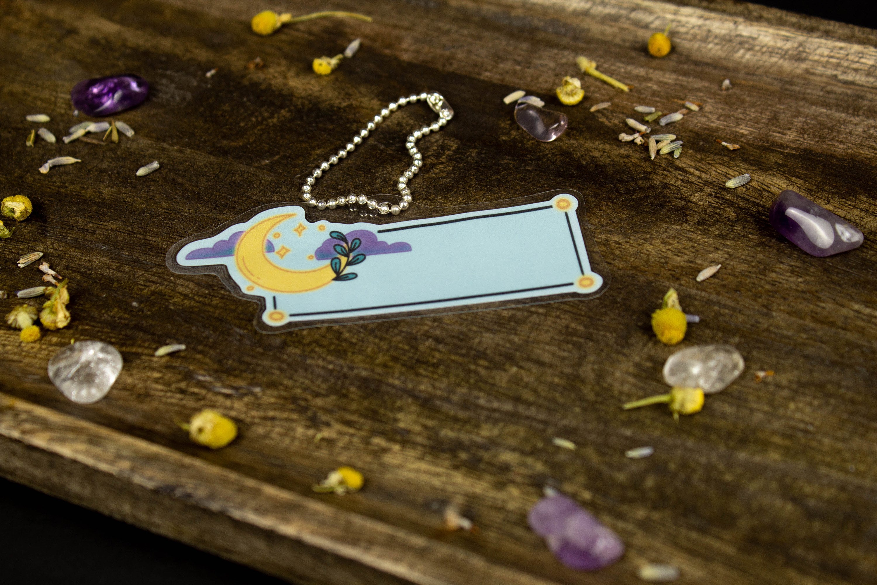 Tarot Tag Moon Gift Tag Moon Tarot Sign Suitcase Tag Moon - Etsy