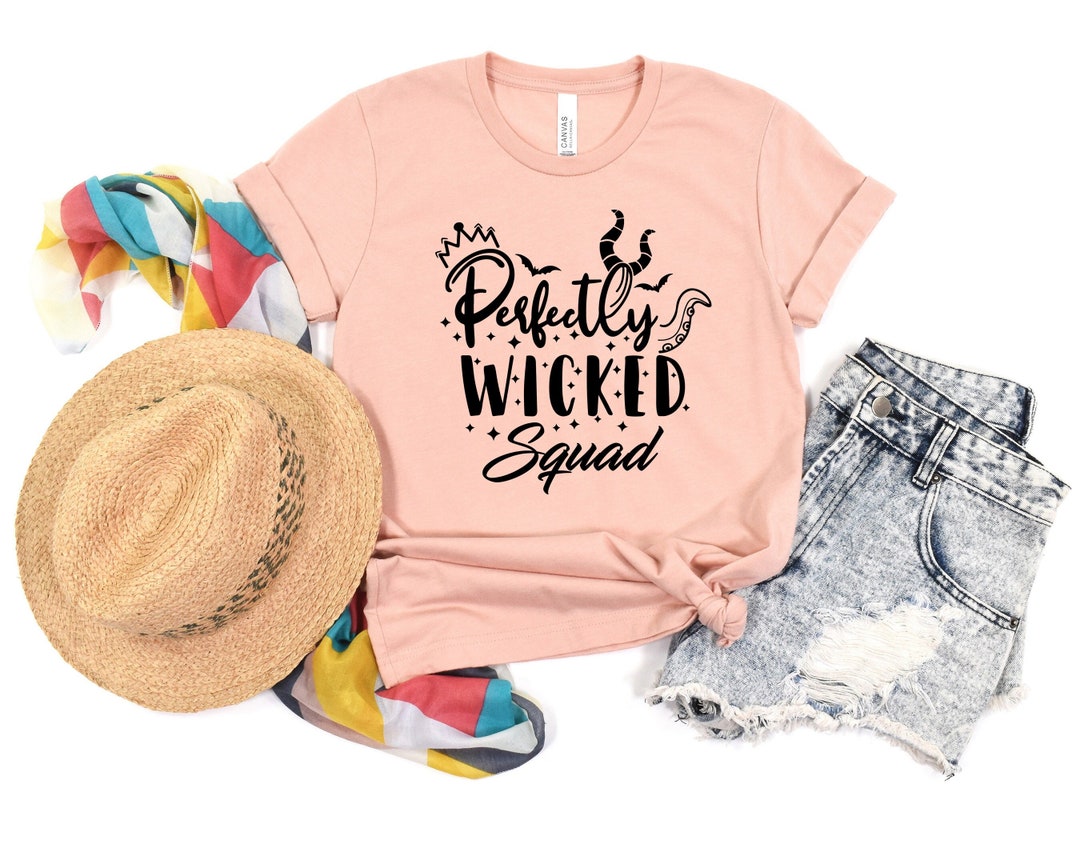 Disney Evil Princess Perfectly Wicked Squad T-shirt, Disney Princess ...