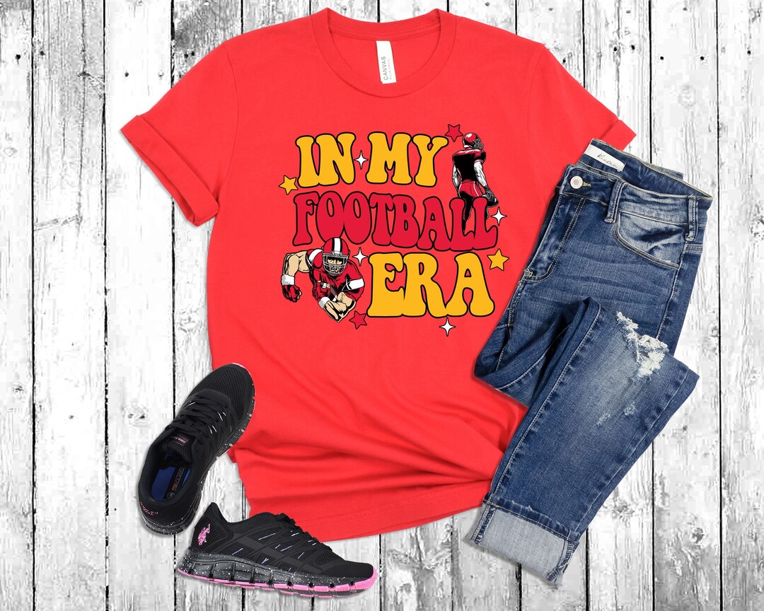 In My Football Era Shirt, Custom Football Tee, American Football Gift ...
