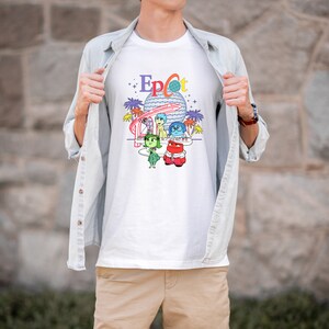 Vintage Epcot Inside Out Matching T-shirt, Magic Disneyland Vacation ...