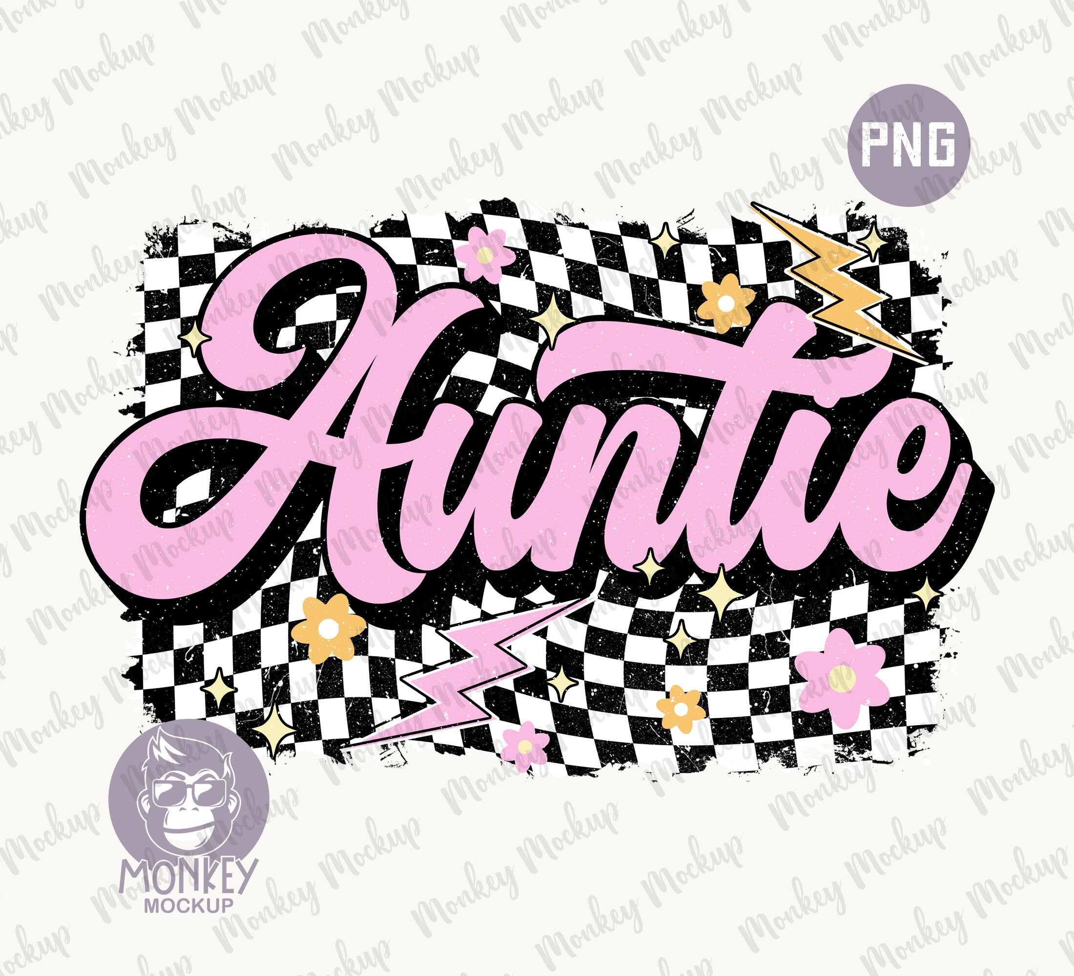 Retro Auntie Png, Auntie Shirt Png, Mothers Day Png, Birthday Auntie ...
