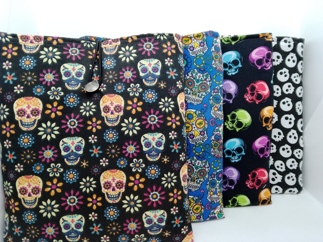 Book Lovers Gift Idea Gothic Sugar Skull Day of Dead Book - Etsy