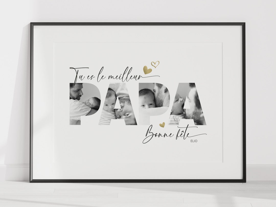 Personalized Dad Poster With Photos, Gift for Dad, Father's Day Gift - Etsy