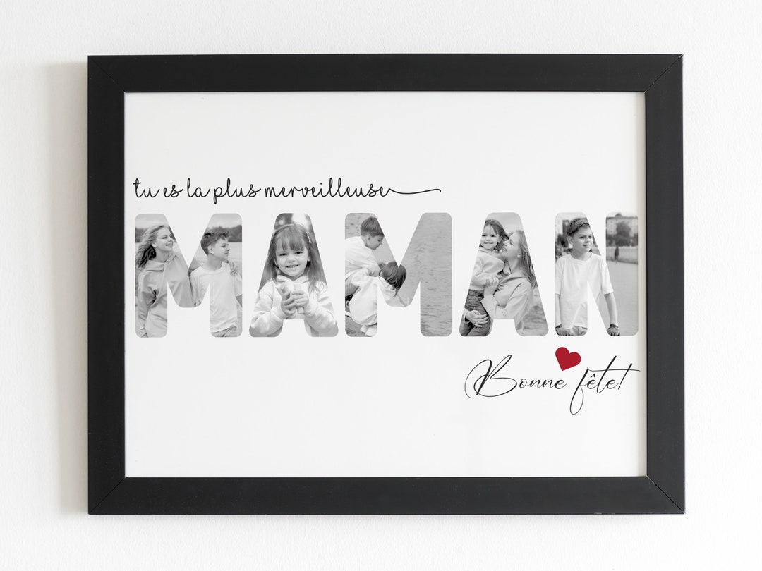 Personalized Mom Poster, Mom Word Poster for a Mother's Day Gift to ...