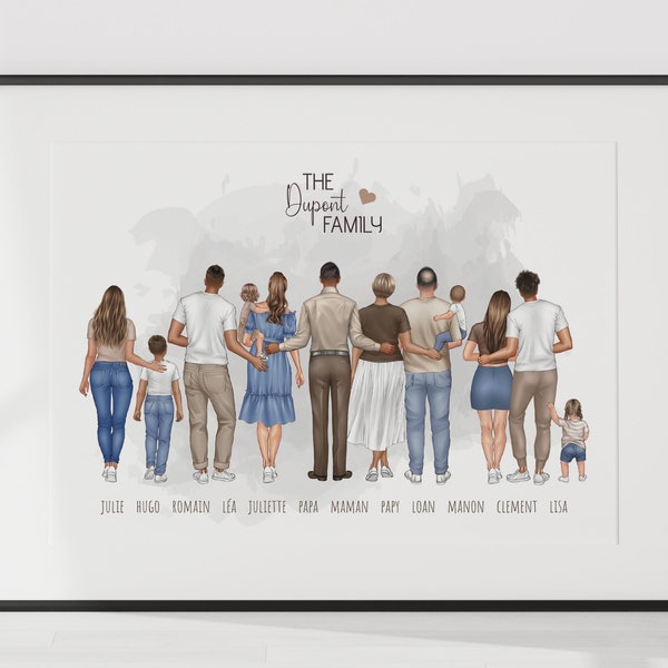 Family Painting - Etsy