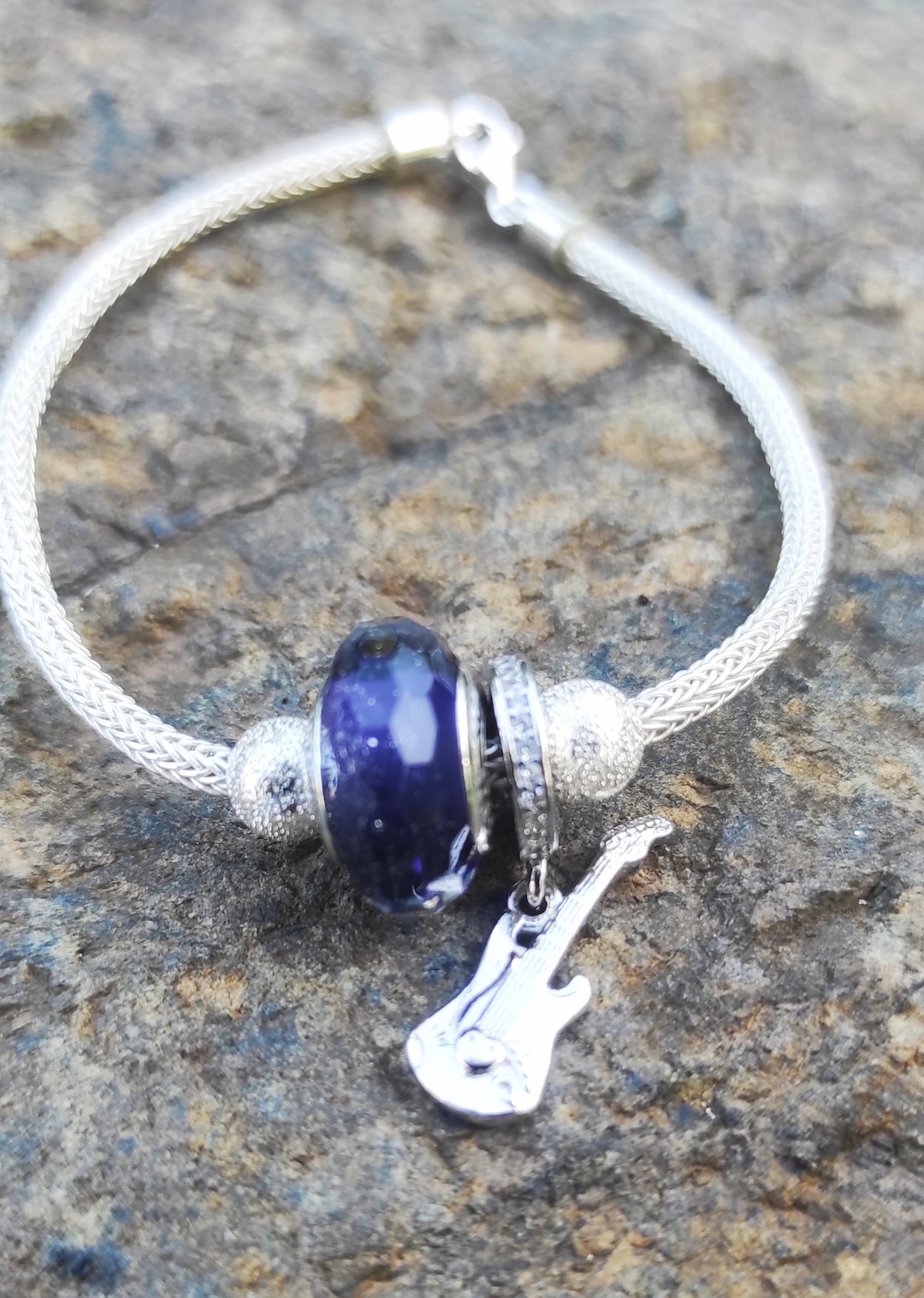 Handmade Viking Knitted Pandora Style Charm Bracelet Made in - Etsy