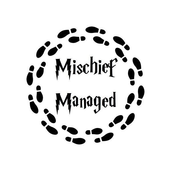 Mischief Managed Svg - Etsy