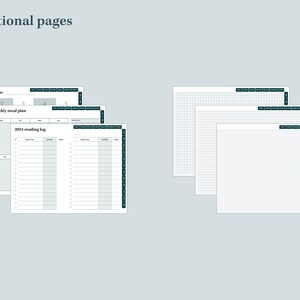 Minimalist Digital Planner 2024 Dated iPad Planner With Hyperlinked ...