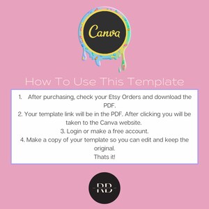 Donut Canva Business Card Template / Sweets, Confectionary, Sweet Shop ...