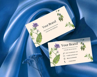 Health and Wellness Business Card Template - Etsy