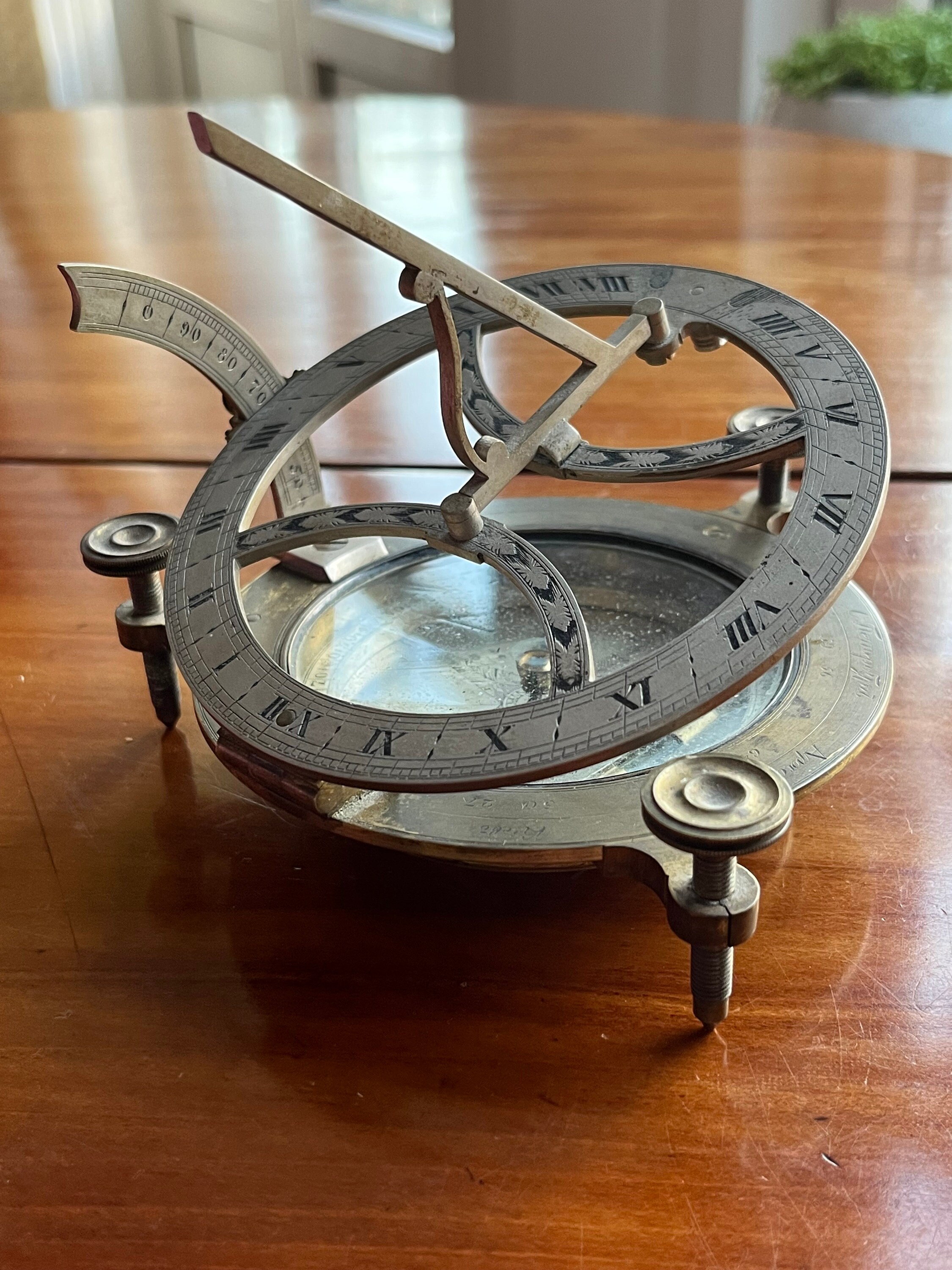 Antique Large Universal Sundial Circa 1800 Nobel Prize Winner - Etsy