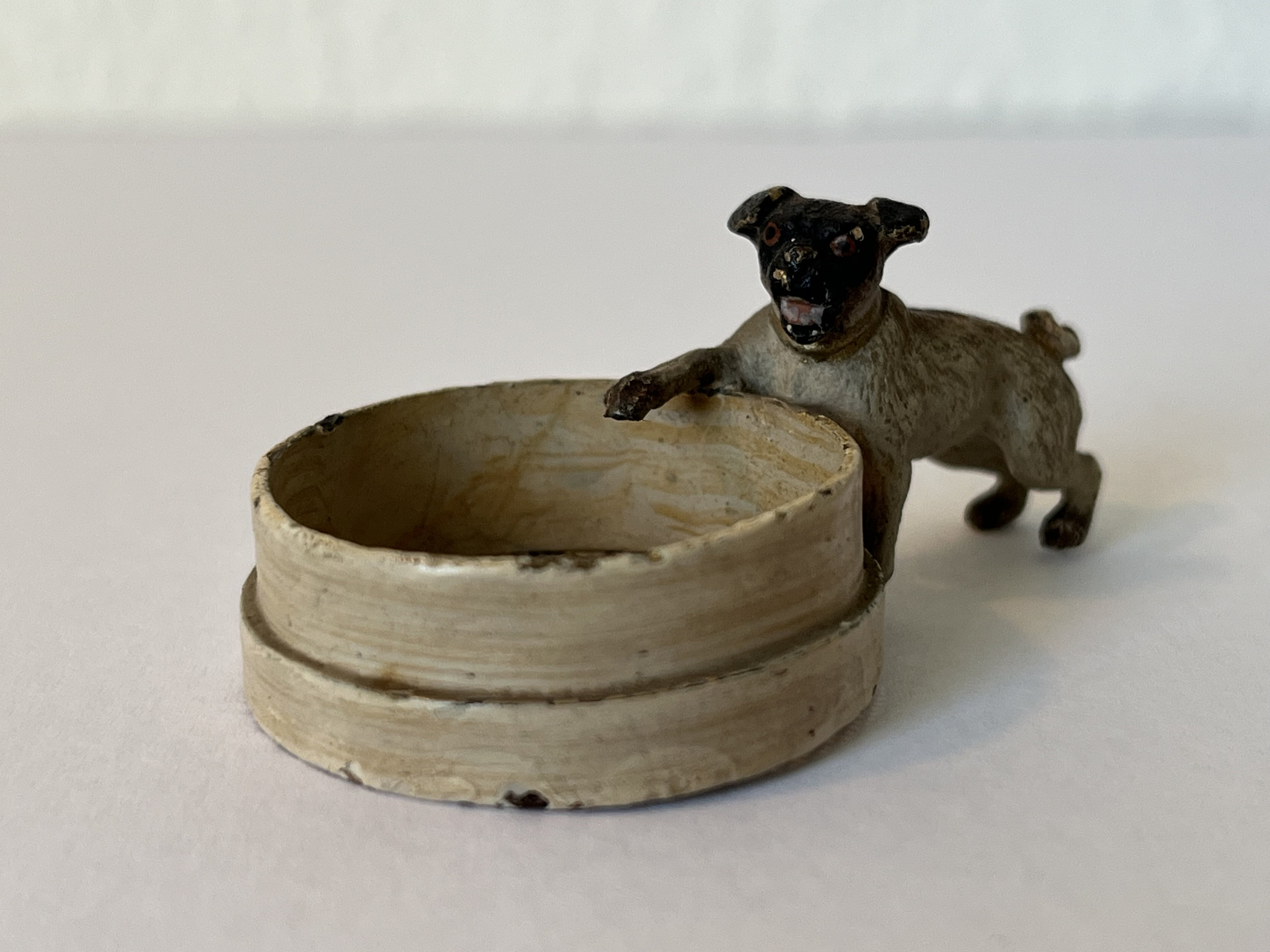 Antique Vienna Bronze Pug Dog With Sieve Ca. 1900 - Etsy