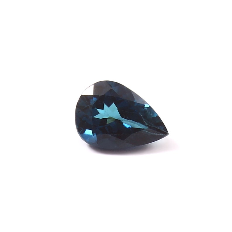 Natural Blue Tourmaline Pear 8x5.5x4 MM Beautiful Blue Tourmaline ...