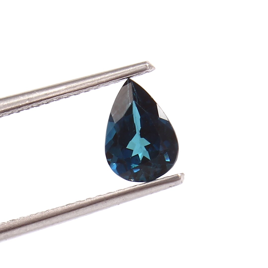 Natural Blue Tourmaline Pear 8x5.5x4 MM Beautiful Blue Tourmaline ...
