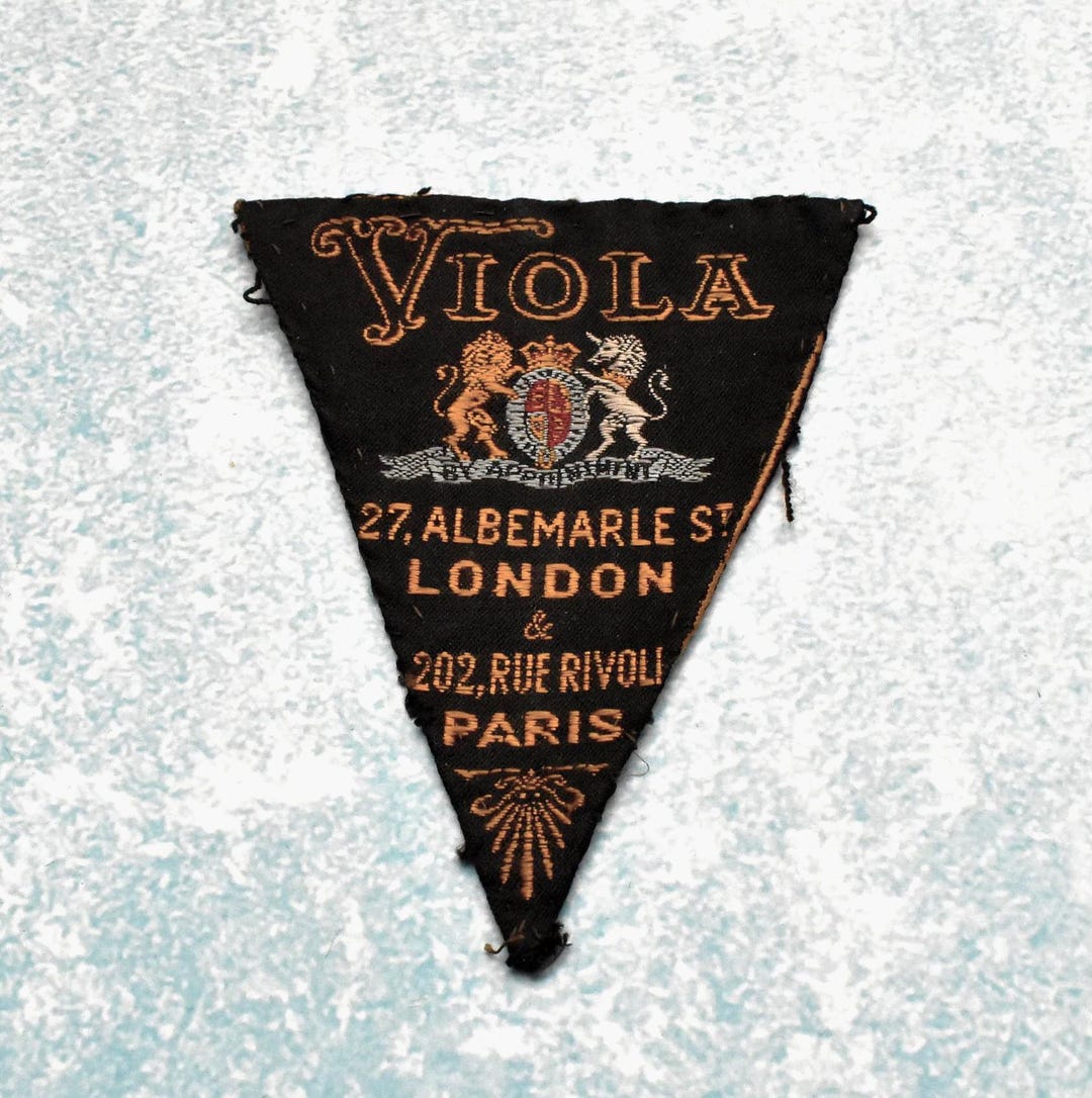 Antique Viola Label Gorgeous London/paris Victorian Label - Etsy