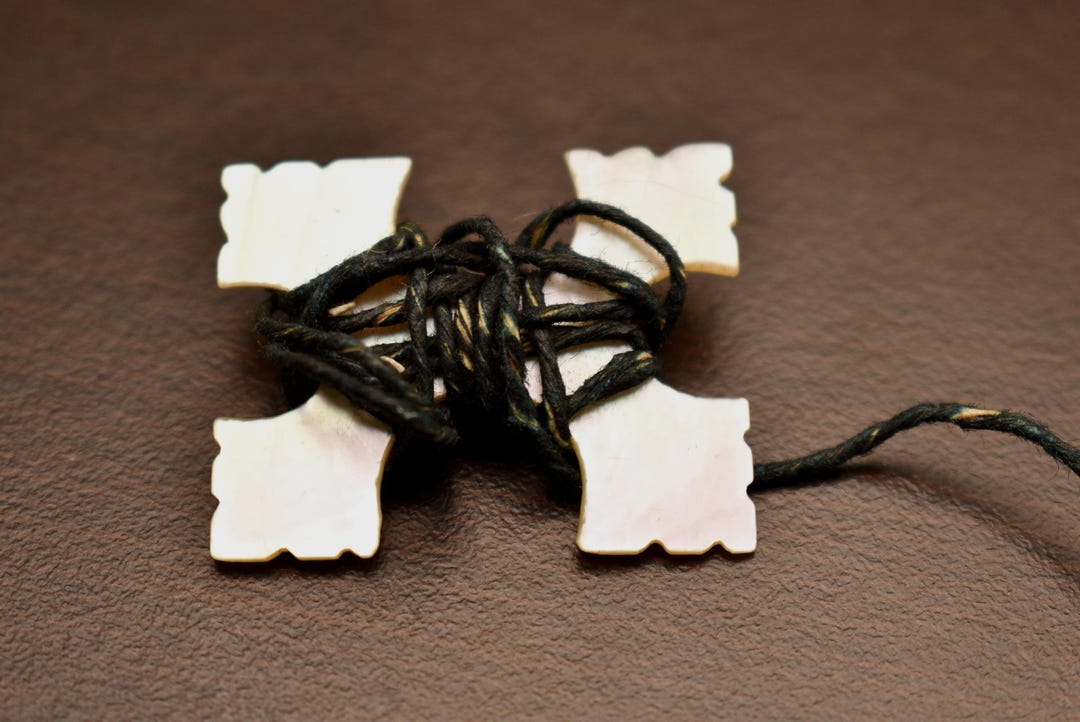 Antique Thread Winder Gorgeous Victorian Carved Mother of Pearl Silk ...