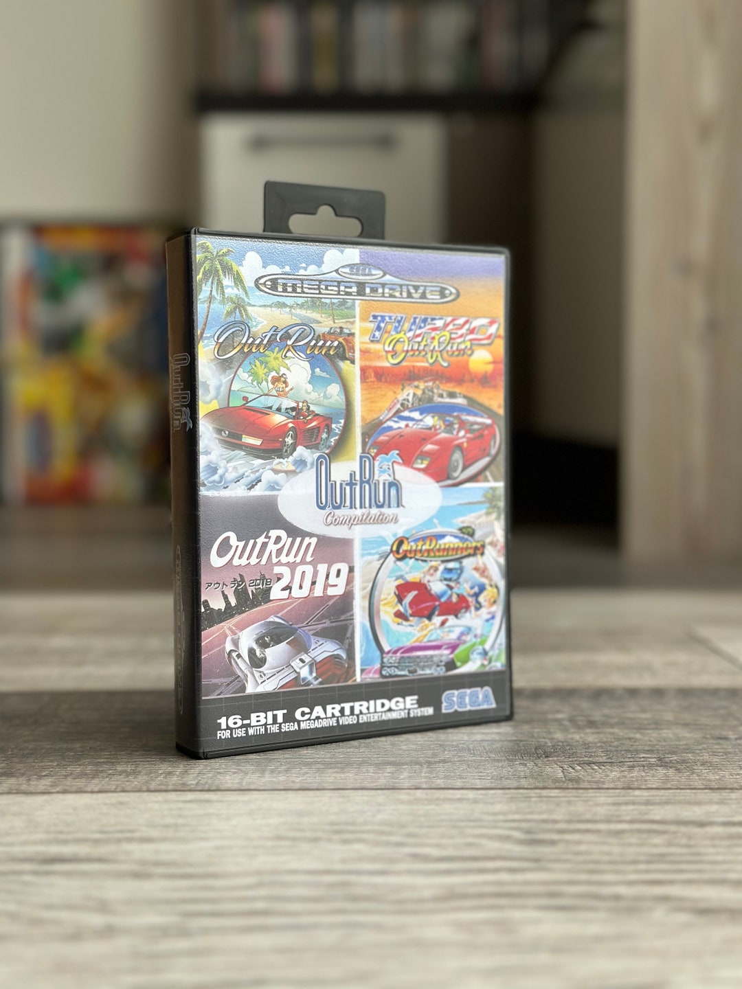 Outrun Compilation Game Megadrive / Genesis Custom - Etsy