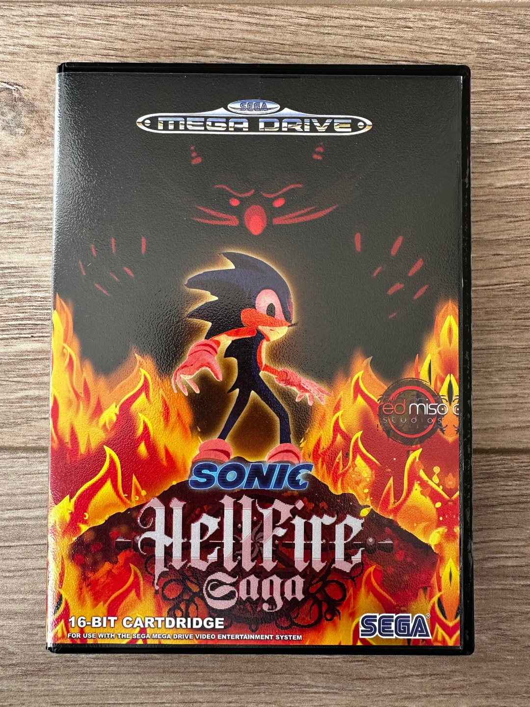 Sonic Hellfire Saga Custom Megadrive/genesis Game - Etsy