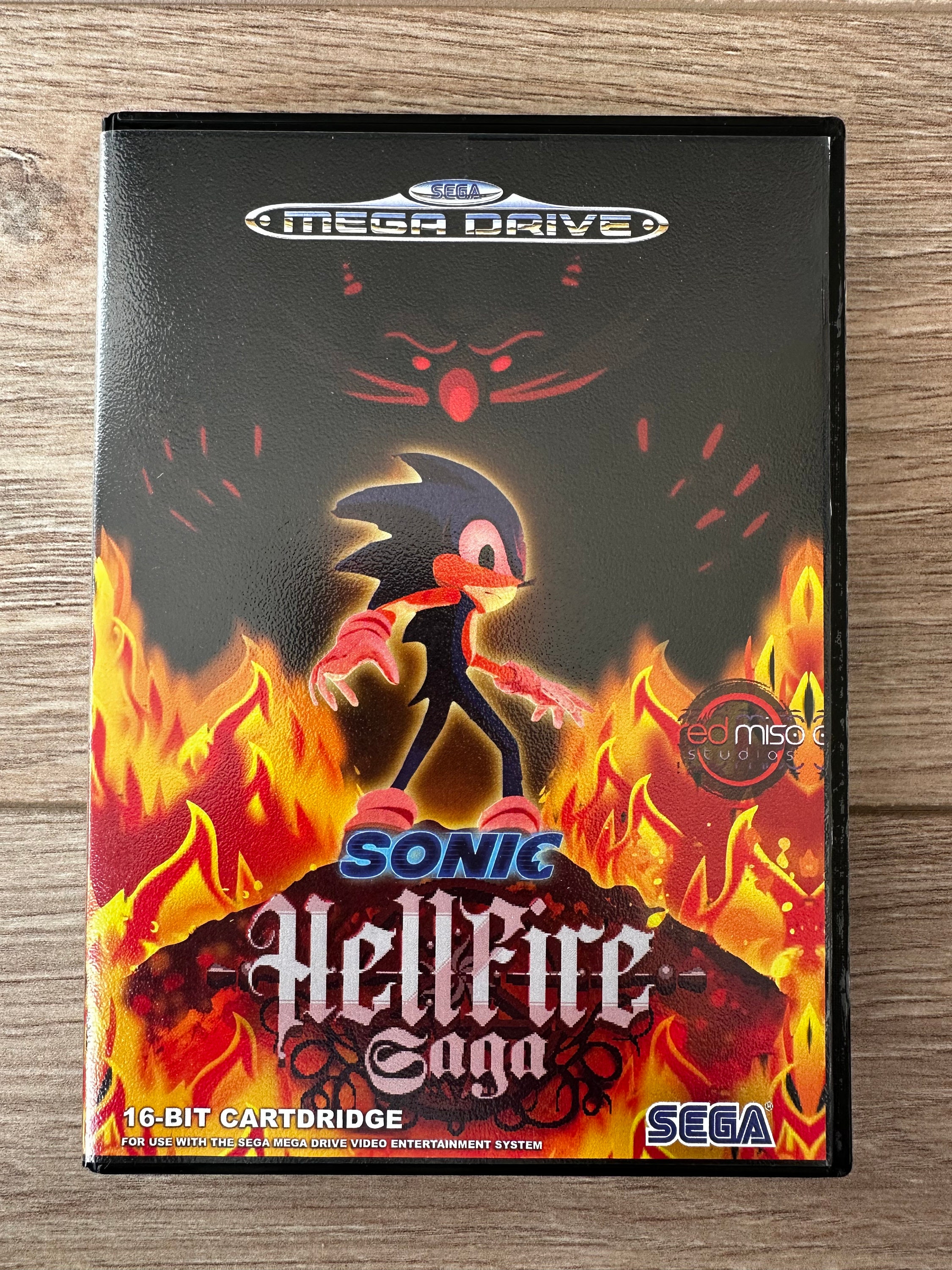 Sonic Hellfire Saga Custom Megadrive/genesis Game - Etsy