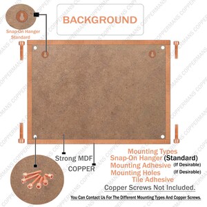 Heart Kitchen Copper Backsplash Handmade Copper Tile Indoor and Outdoor ...