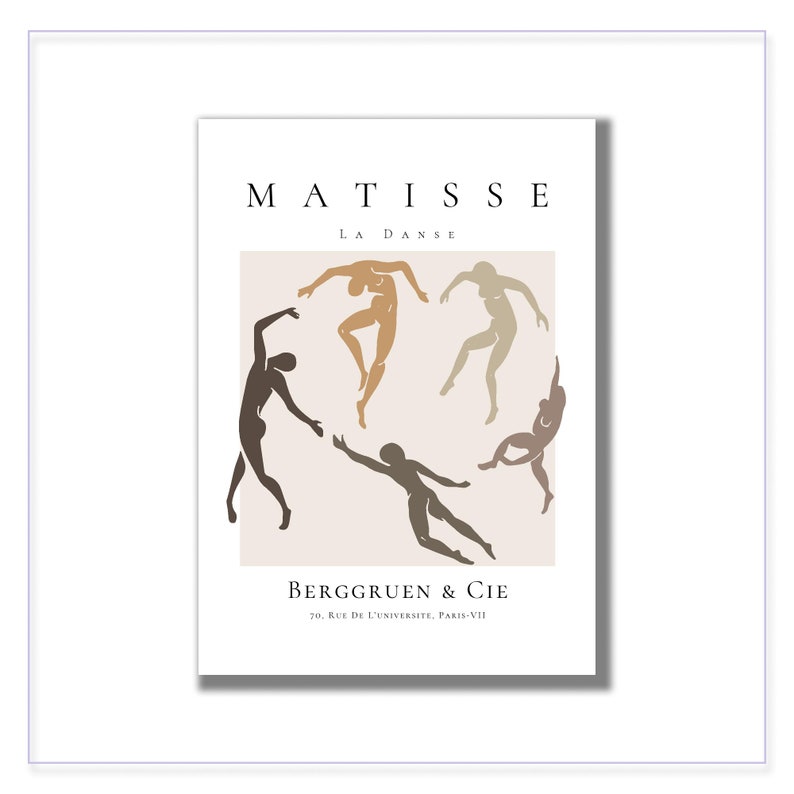 Henri Matisse the Dance DIGITAL PRINT. Neutral Boho Wall - Etsy