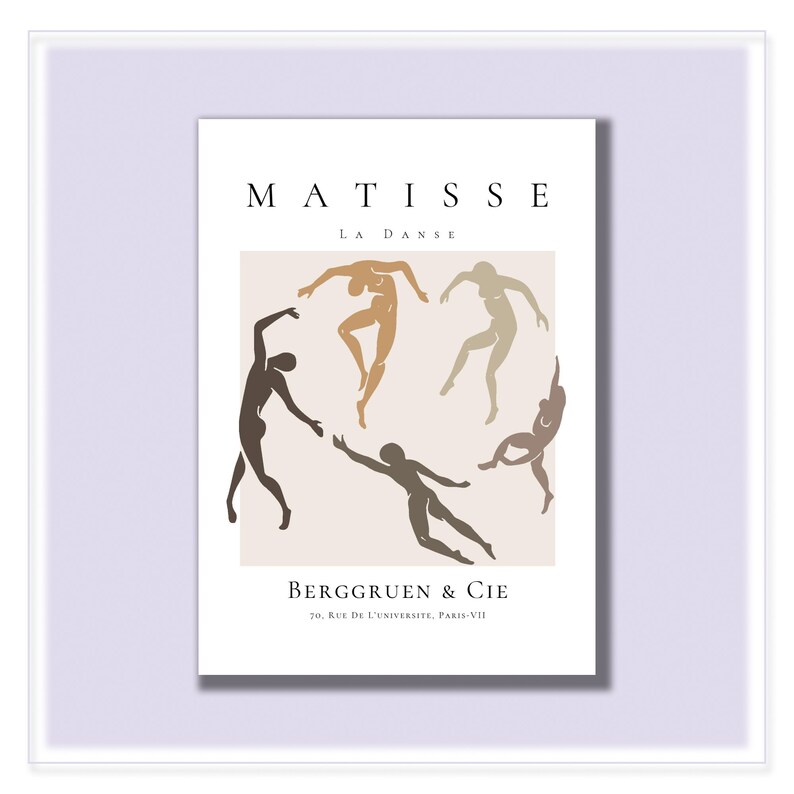 Henri Matisse - the Dance - DIGITAL PRINT. Neutral Boho Wall Art ...