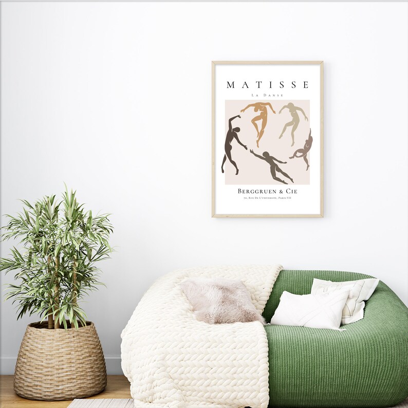 Henri Matisse - the Dance - DIGITAL PRINT. Neutral Boho Wall Art ...