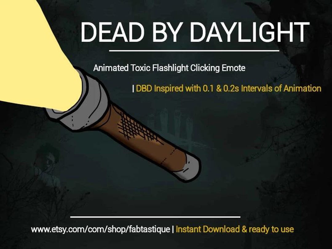 ANIMATED Flashlight Emote Dead by Daylight Twitch | DBD Animated Emotes ...