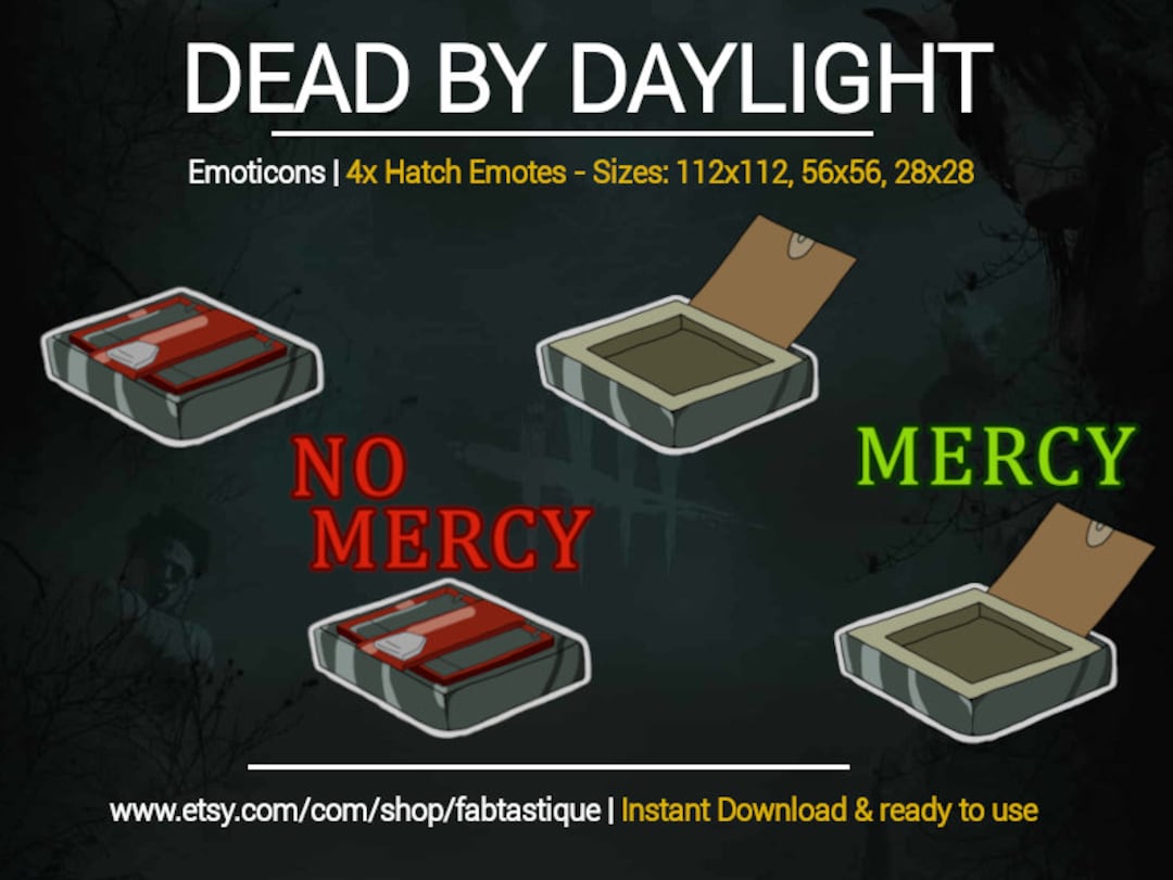4x Dead by Daylight Hatch Emote Twitch DBD Hatch Emotes Twitch, Youtube ...