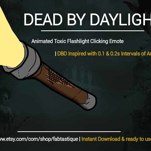 ANIMATED Flashlight Emote Dead by Daylight Twitch DBD Animated Emotes ...
