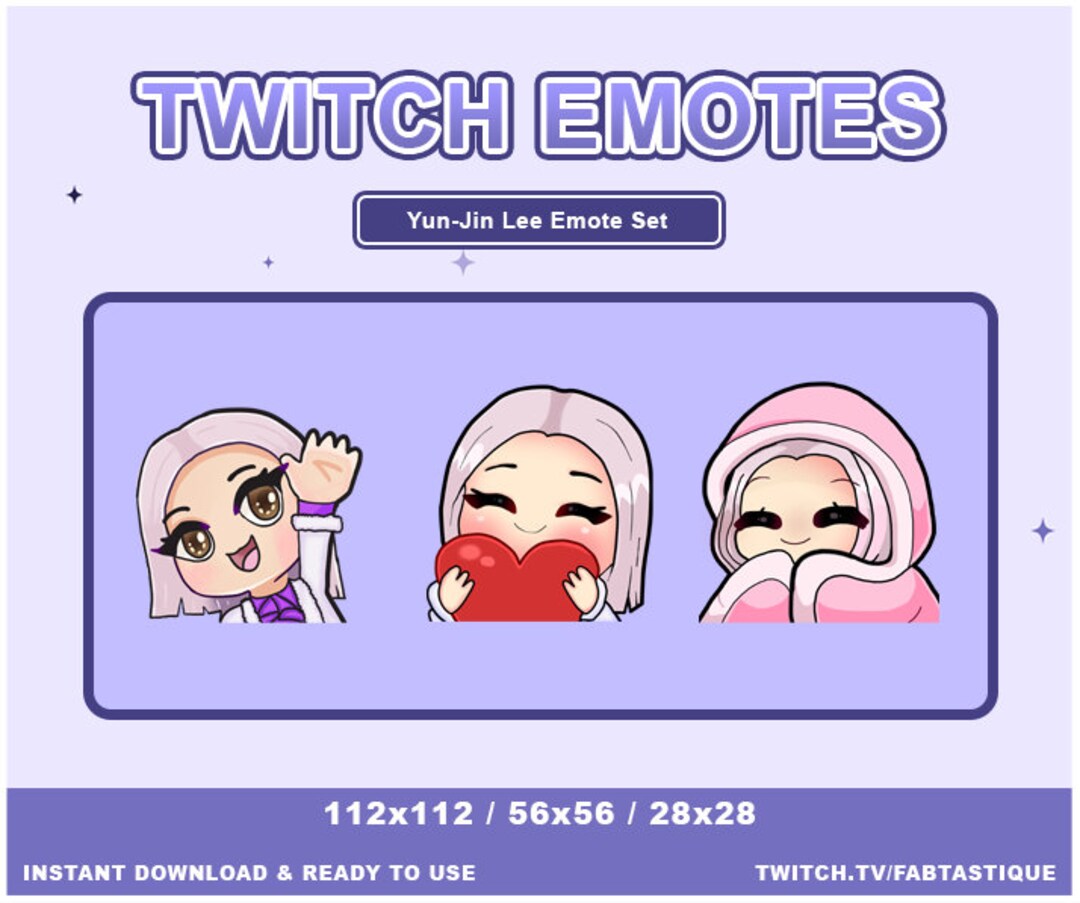 Dead by Daylight Yun-jin Lee Emotes | DBD Yun-jin Emote Set for Twitch ...