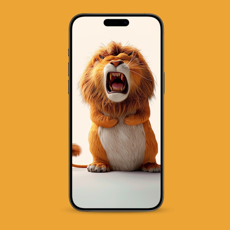 Roar Roaring Phone Background, 7x iPhone Wallpaper, Lion Phone ...