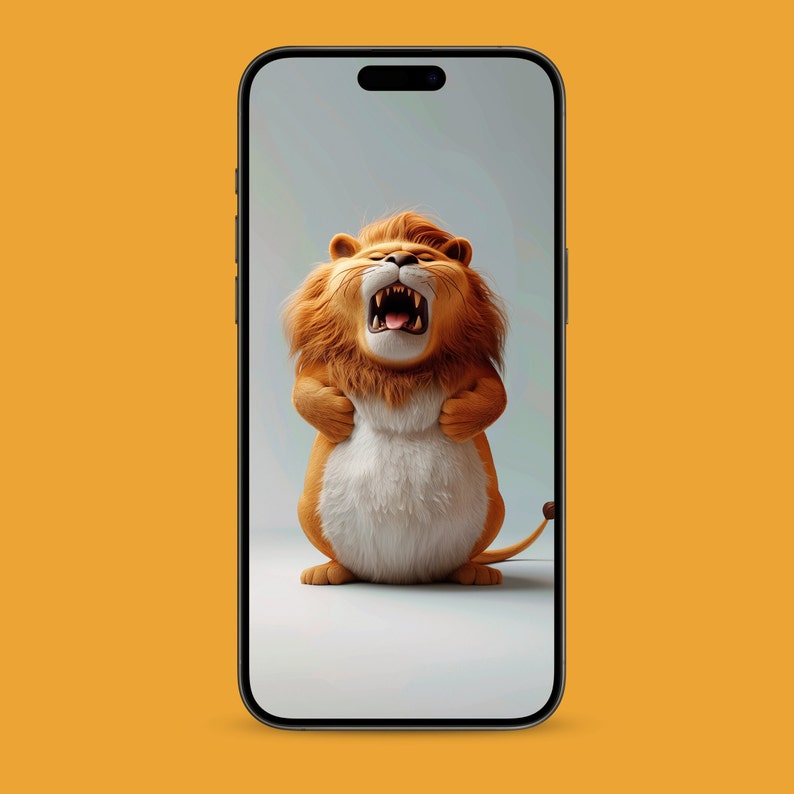 Roar Roaring Phone Background, 7x iPhone Wallpaper, Lion Phone ...